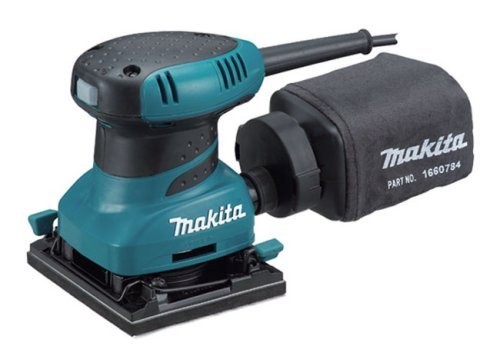 Makita BO4555 Palm Sander 200w Motor 112mm x 102mm Pad 110v Power Tool