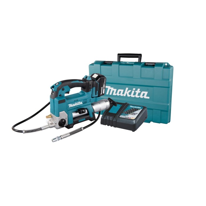 Makita DGP180RT Grease Gun 18v 5Ah Lithium Power Tools UK