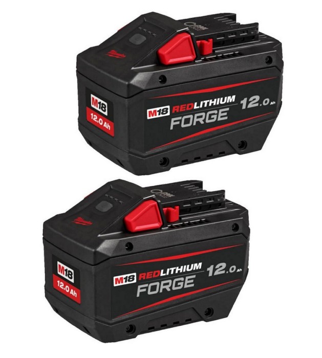 Milwaukee M18FB12X2 FORGE REDLITHIUM Batteries 2-18v-12Ah Power Tools